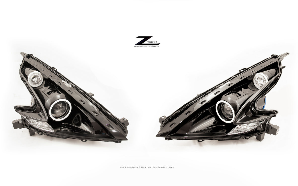 Nissan 370z Black Headlights